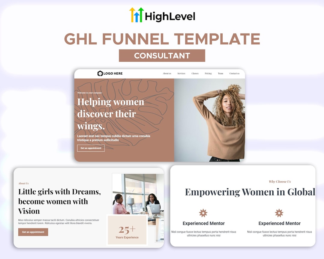 Consulting Funnel Template - Go High Level Snapshot | Business ...