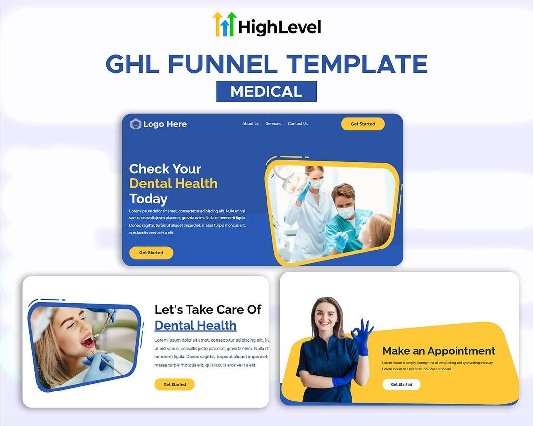 Dental Clinic Funnel Template – Go High Level Snapshot - Etsy