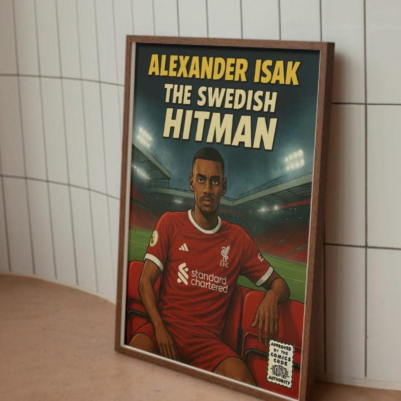 Isak Liverpool Print - Etsy