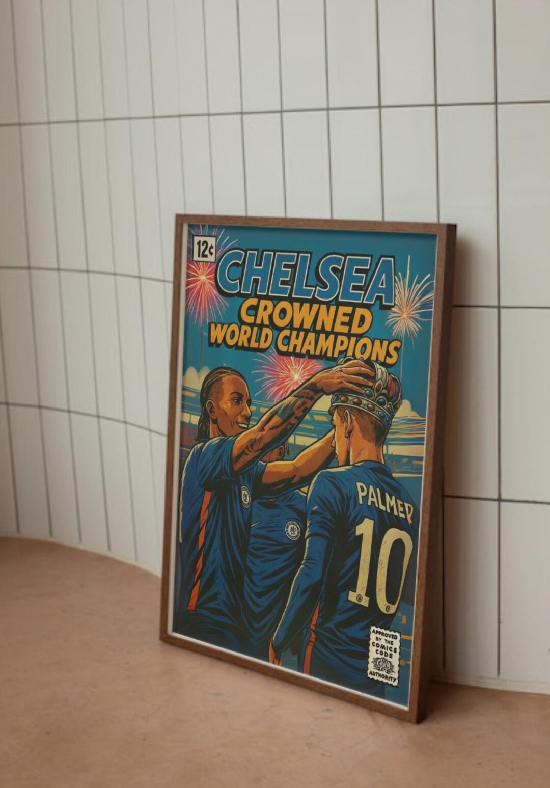 Chelsea Club World Cup Champions 2025 Comic Book Print Wall Art Poster ...