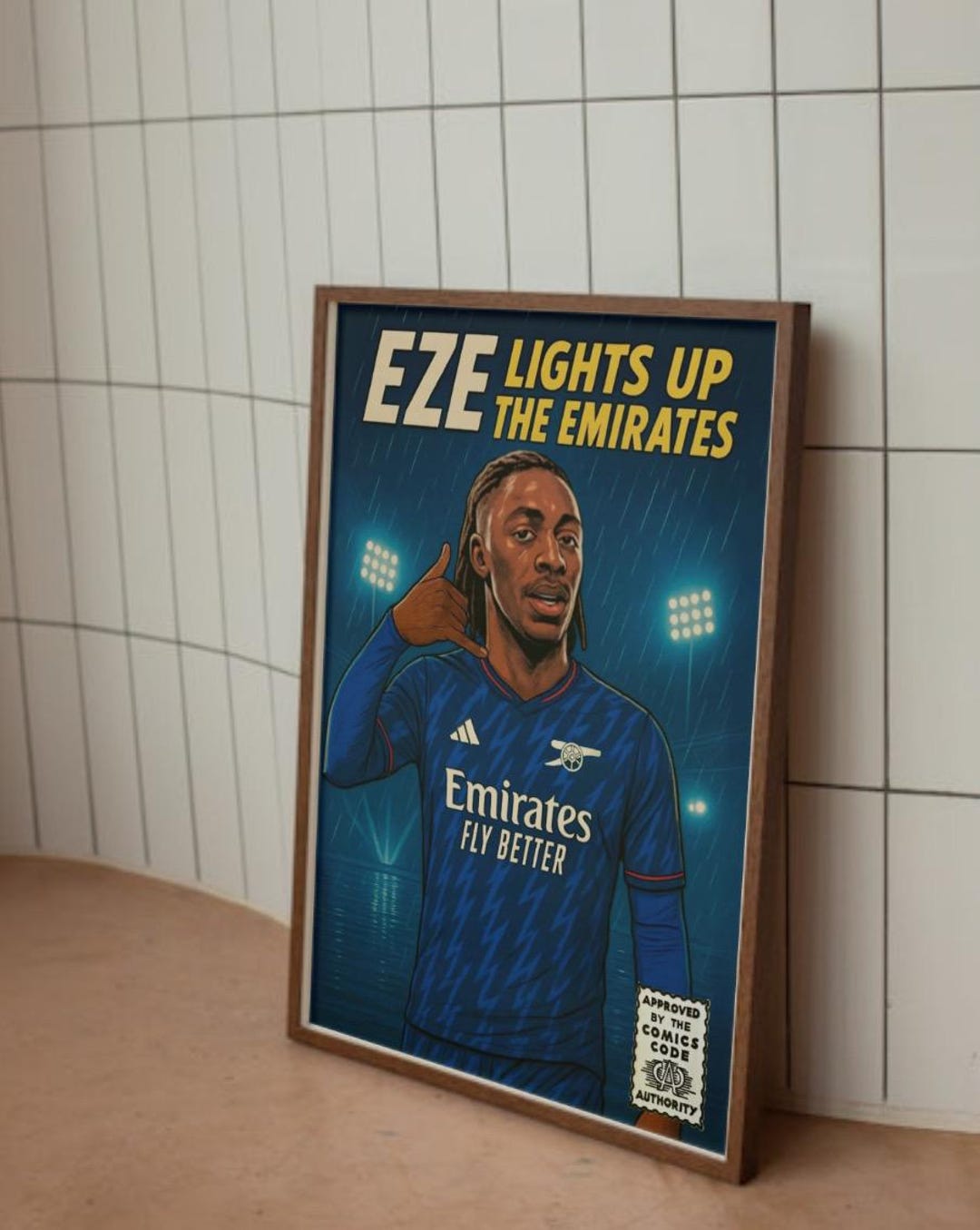 Eberechi Eze Arsenal Poster Comic Book Print Wall Art Poster - Eze ...