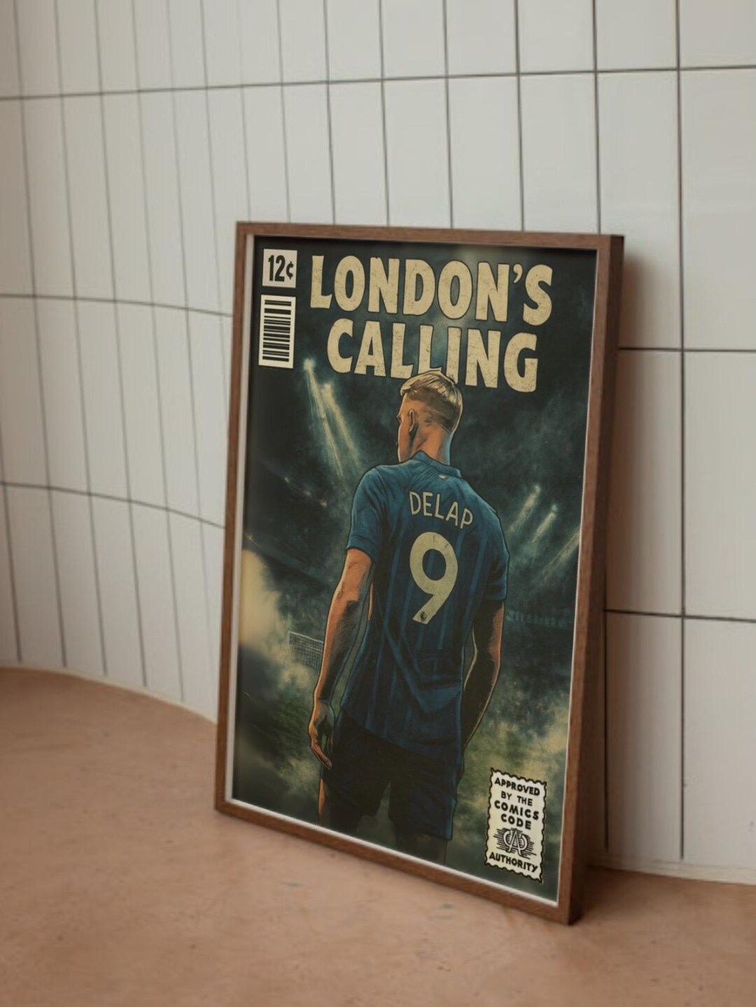 Liam Delap Chelsea Comic Book Print Wall Art Poster - London’s Calling ...