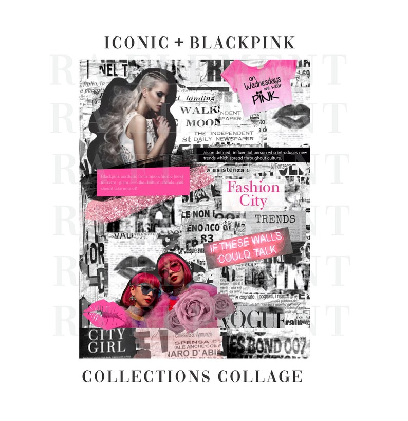 The Iconic Collection Luxe Digital Planner Stickers | Etsy