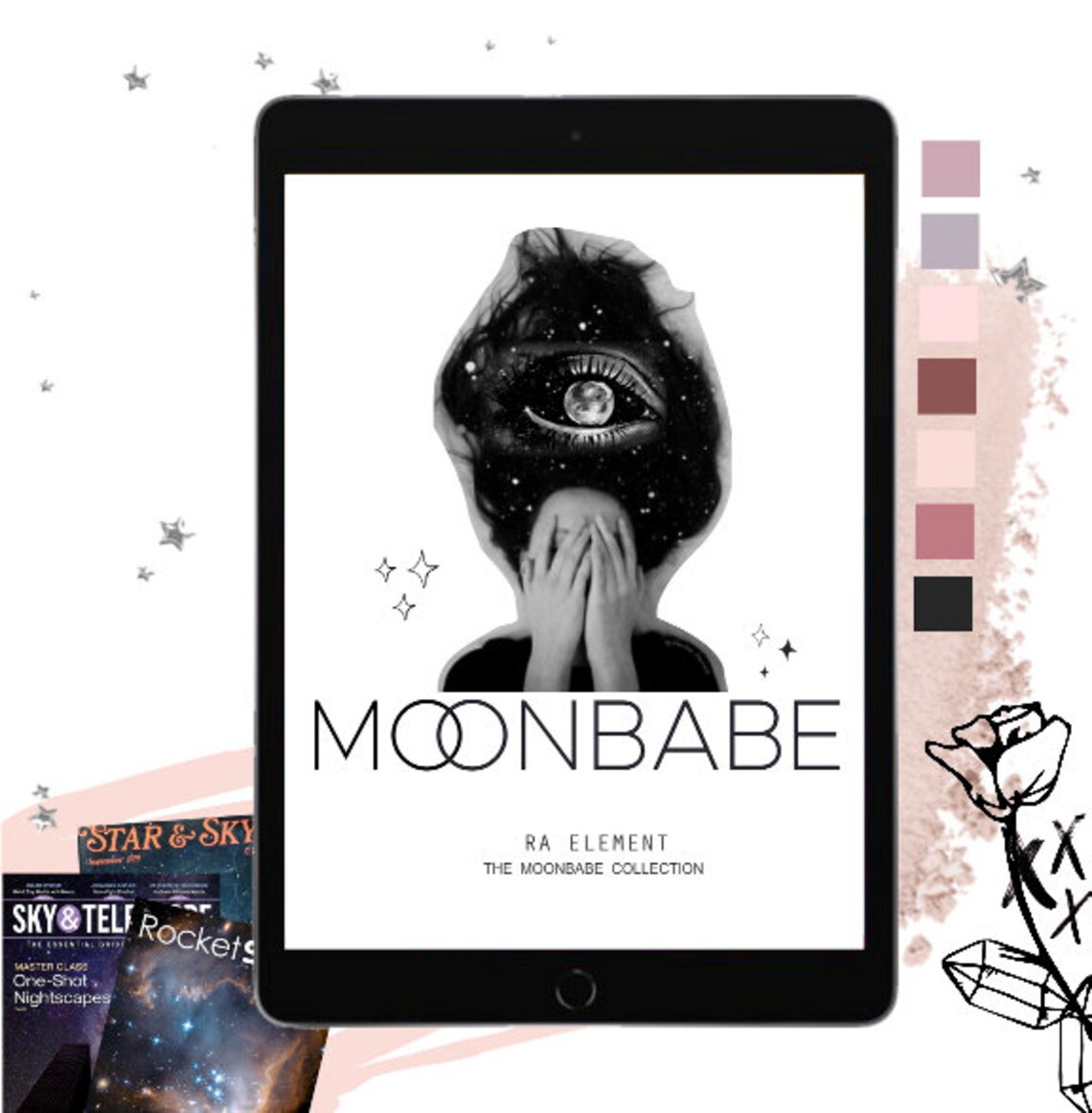 The Moonbabe Collection Luxe Digital Planner Stickers - Etsy