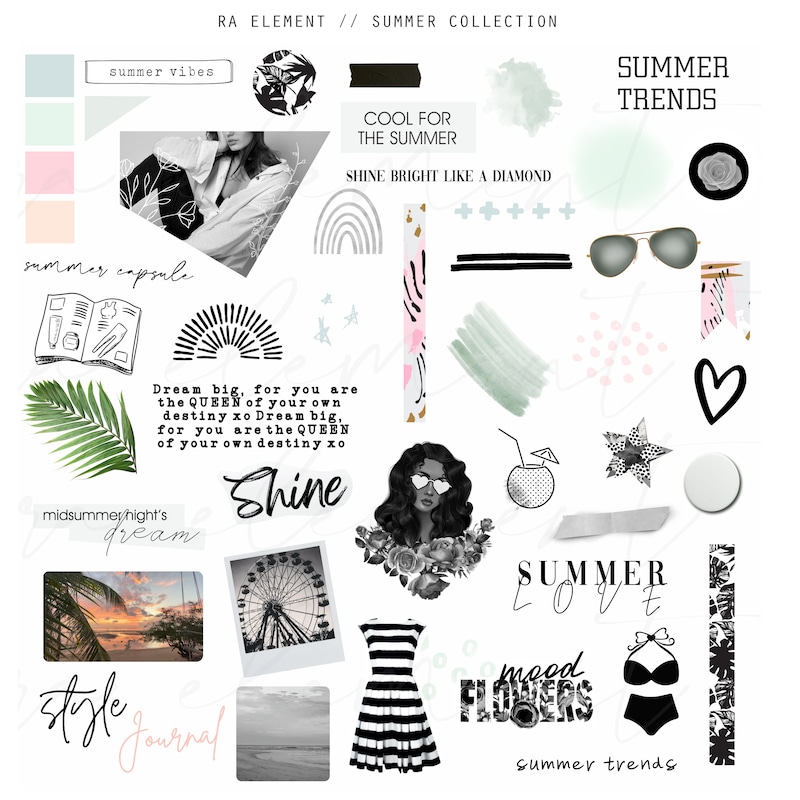 Summer Aesthetic Stickers - Etsy