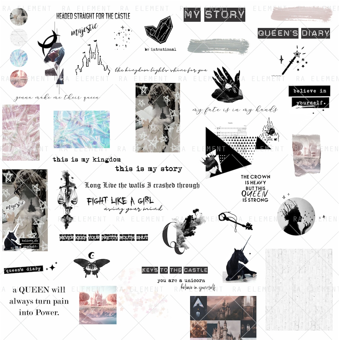 The Majestics Collection | Luxe Digital Planner Stickers, Magazine ...