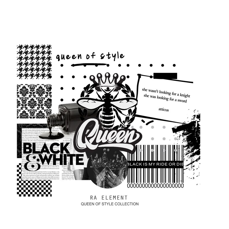 The Queen of Style Collection | Luxe Digital Planner Stickers, Magazine ...