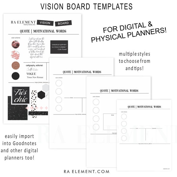 Physical Vision Board - Etsy