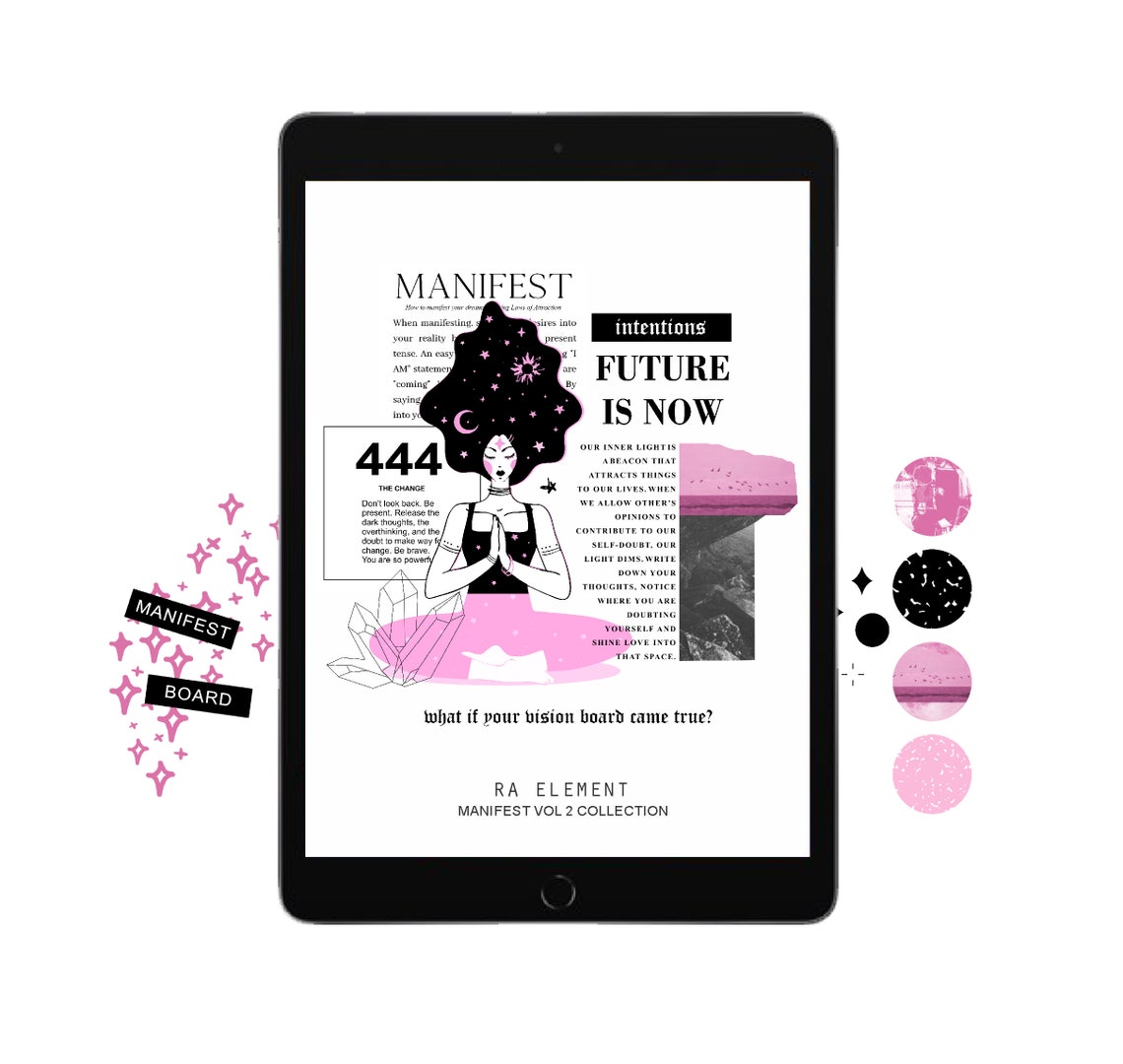 The Manifest Vol 2 Collection | Luxe Digital Planner Stickers, Magazine ...