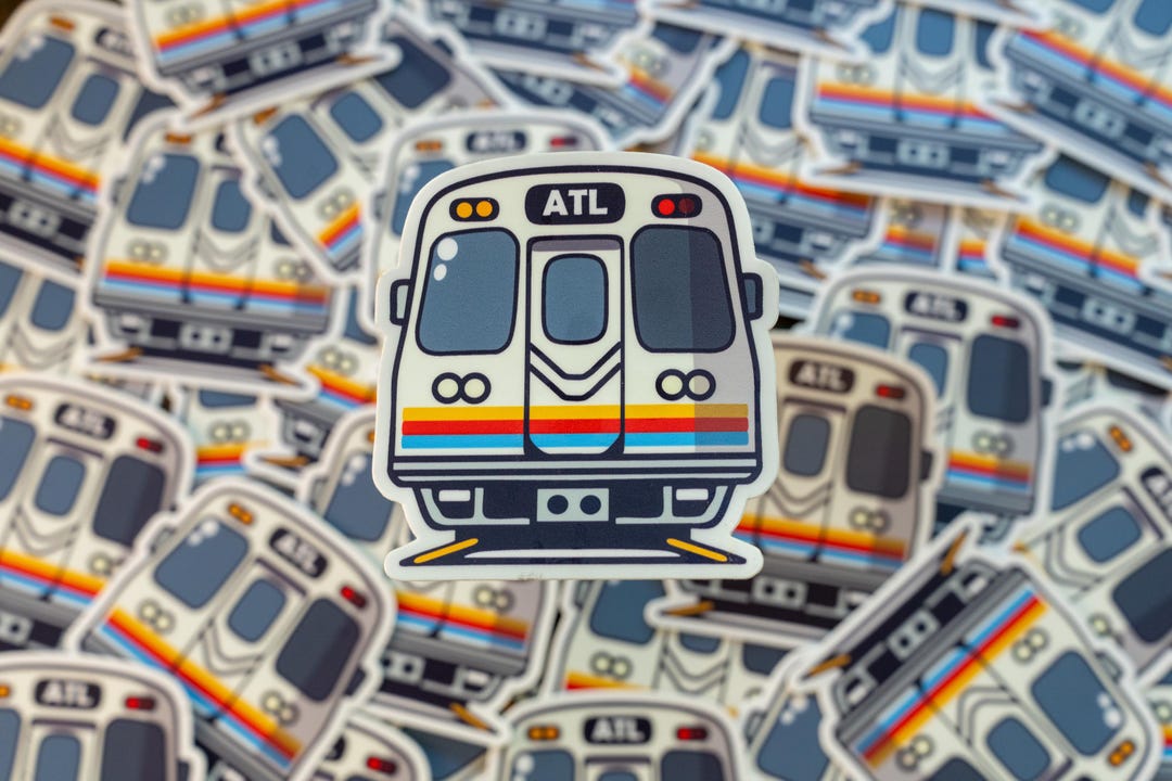 MARTA Vinyl Sticker | Atlanta | Georgia Gift - Etsy