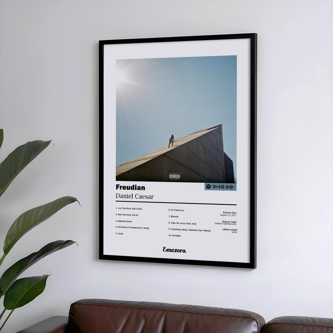 Freudian Poster – Daniel Caesar Album Cover Print – Aesthetic Rnb Wall ...