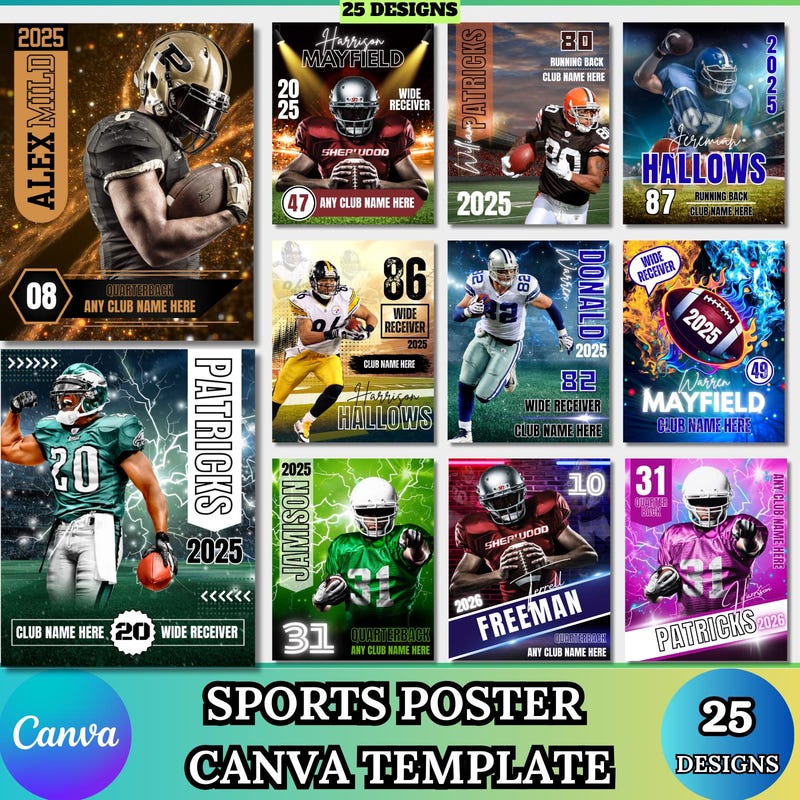 Homecoming Football Posters - Etsy