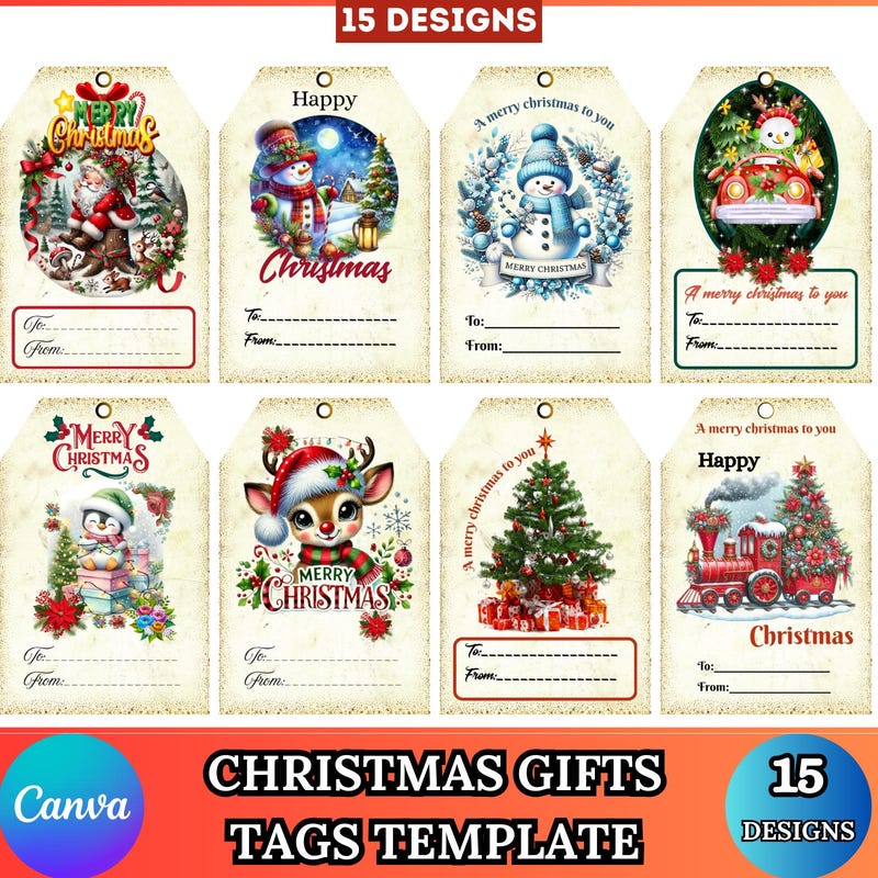 Gnome Vintage Tags - Etsy