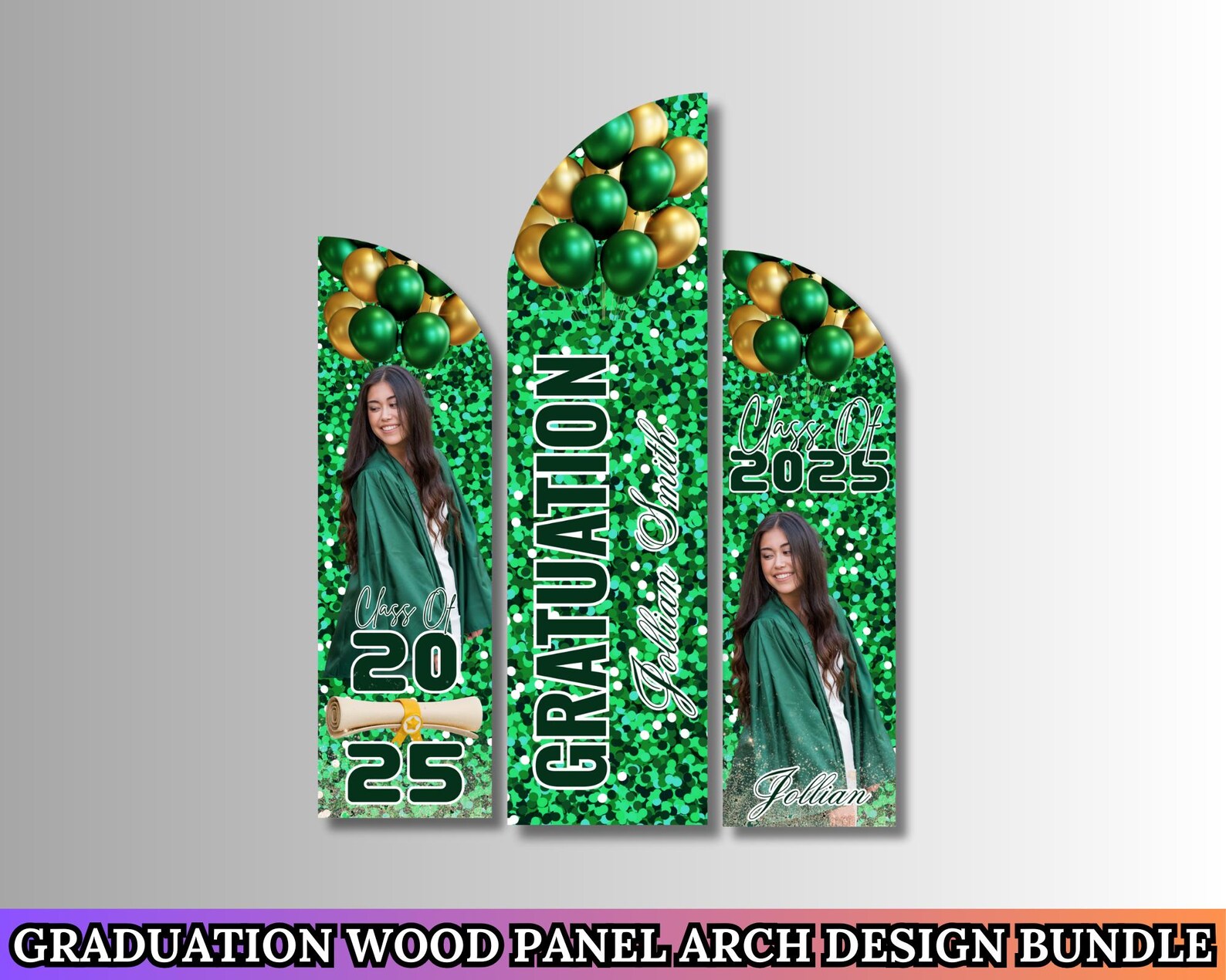 20 Graduation Wooden Arch Panel Canva Designs, Grad Wooden Arch ...