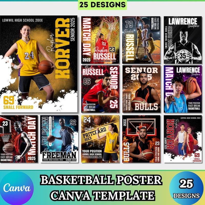 Basketball Posters - Etsy