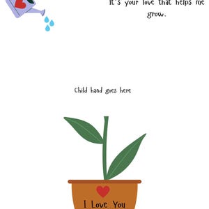 Printable Diy Handprint Flower Craft for Kids. Great for Mother's Day ...