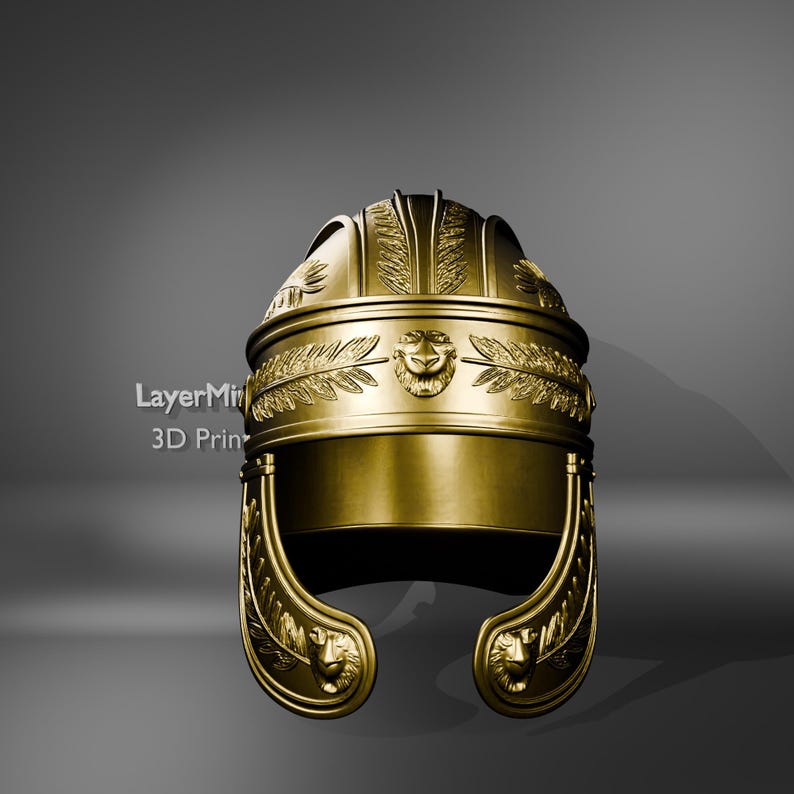 Roman Gladiator Helmet STL File, Cosplay Armor (digital Download) - Etsy