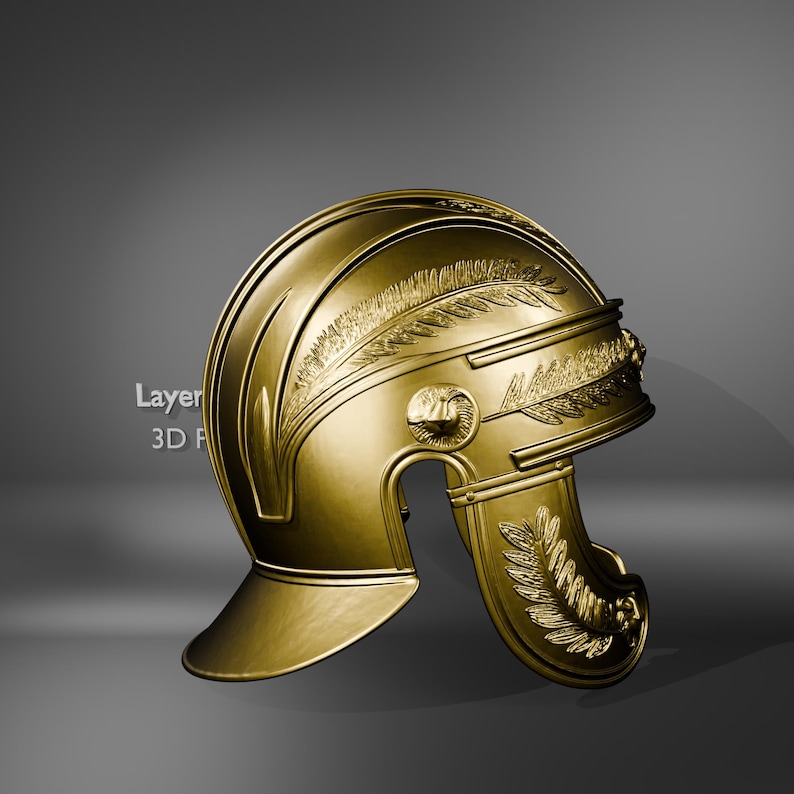 Roman Gladiator Helmet STL File, Cosplay Armor (digital Download) - Etsy