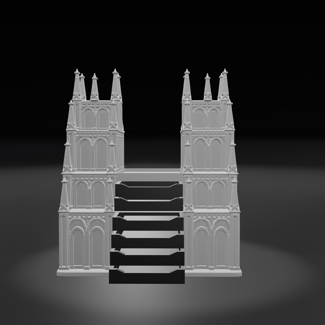 Gothic Cathedral Desk Organizer, 3D Printable, STL & OBJ Files, Multi ...