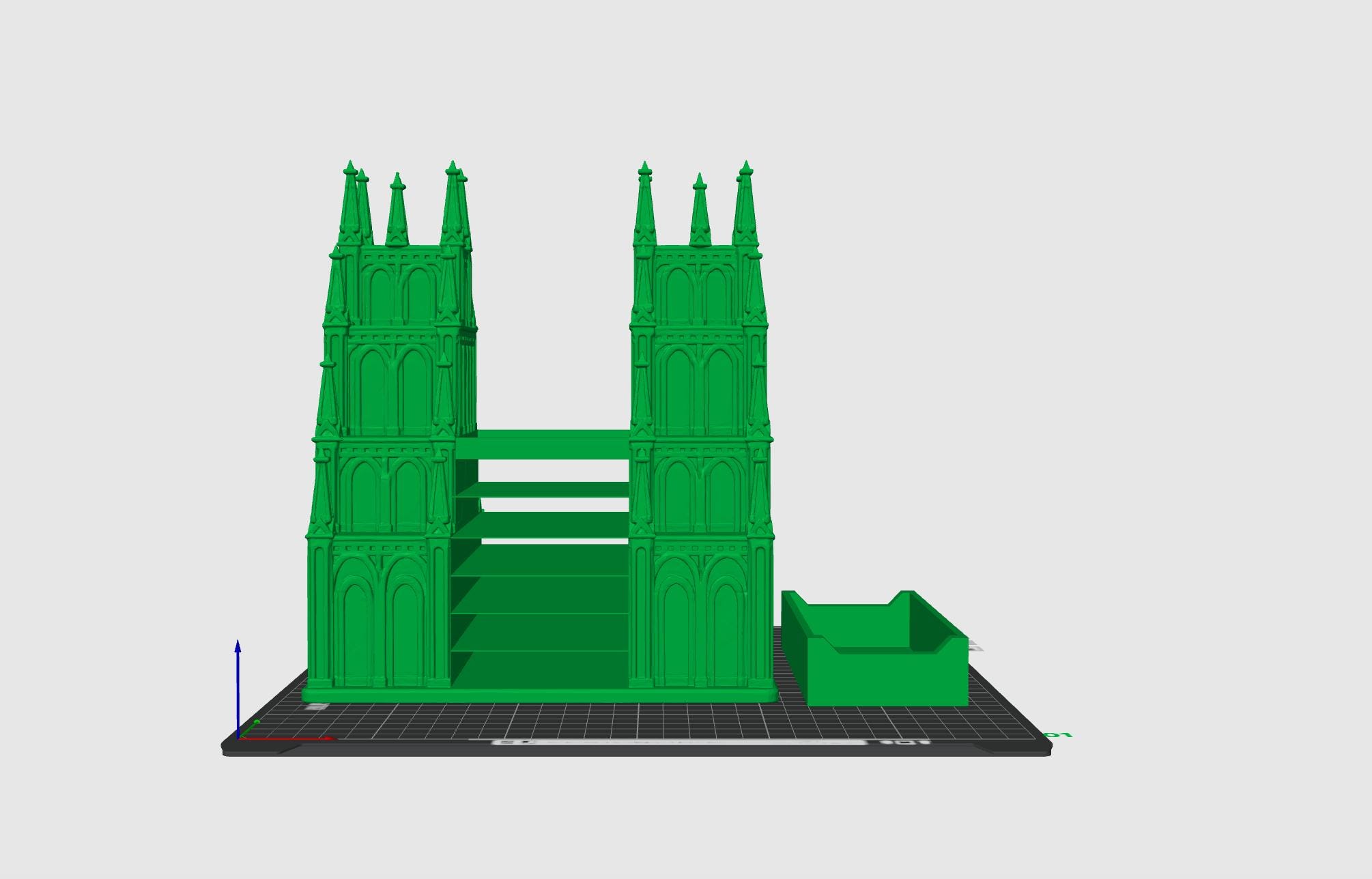 Gothic Cathedral Desk Organizer, 3D Printable, STL & OBJ Files, Multi ...