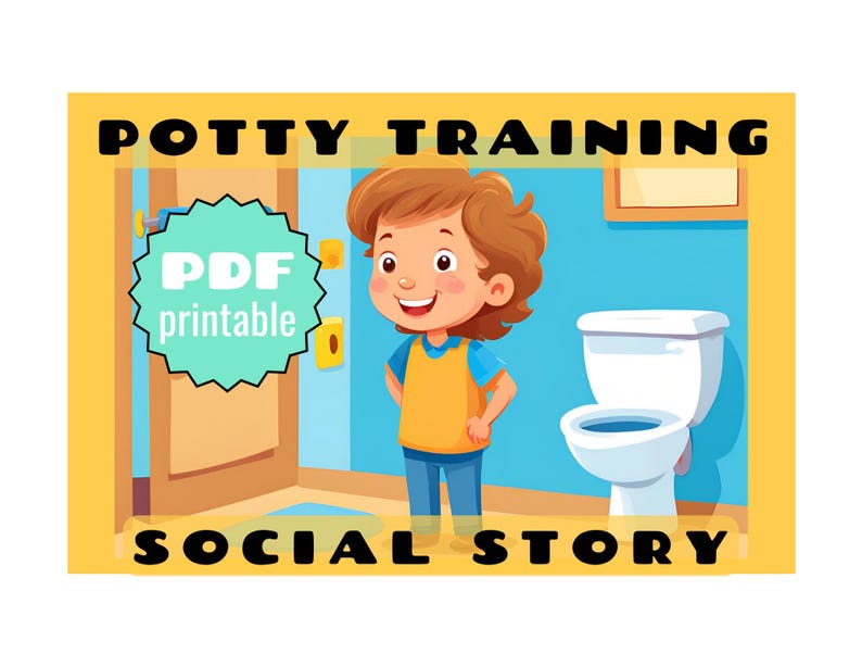 Potty Training Social Story | Potty Charts |toilet Training Printable ...