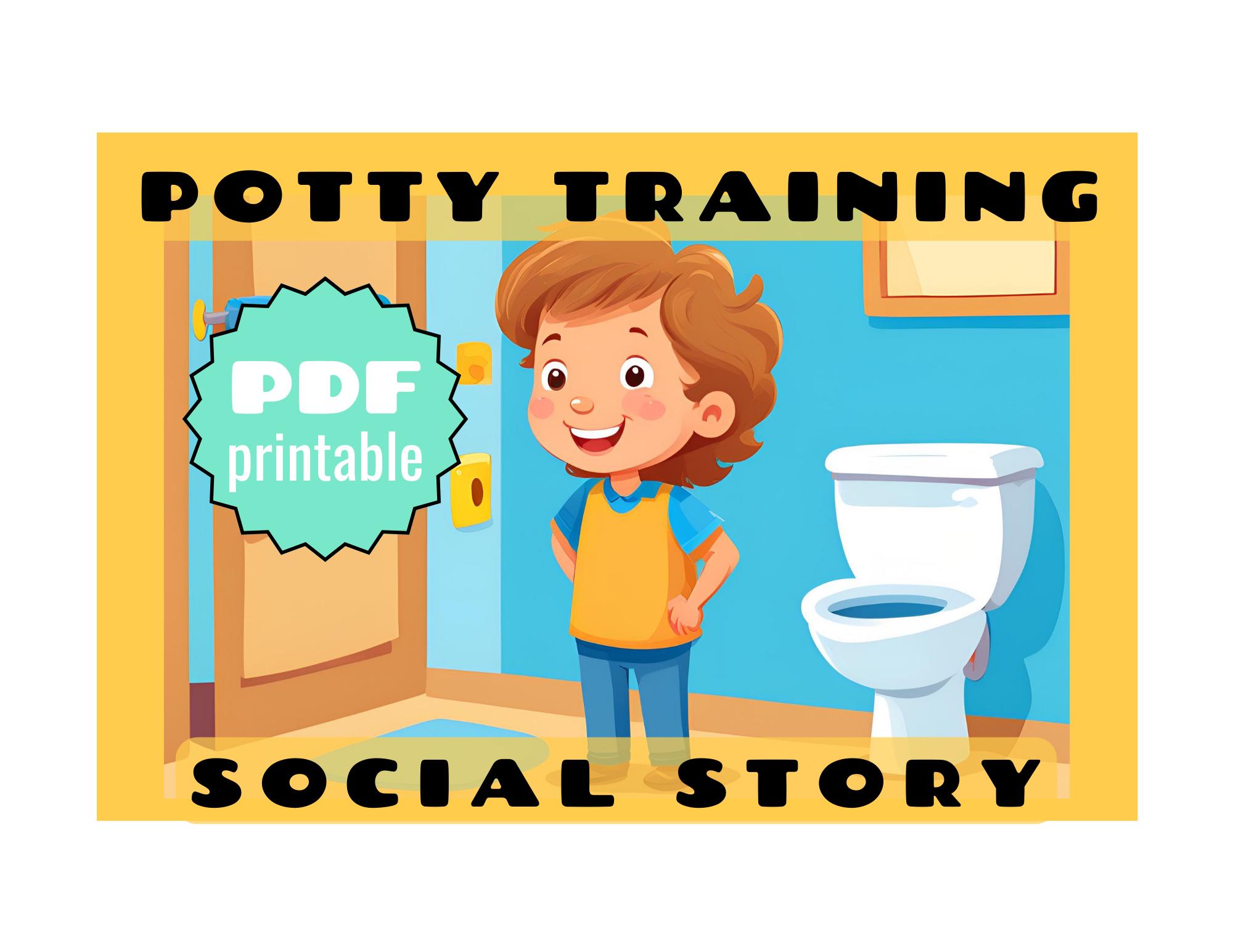 Potty Training Social Story | Potty Charts |toilet Training Printable ...
