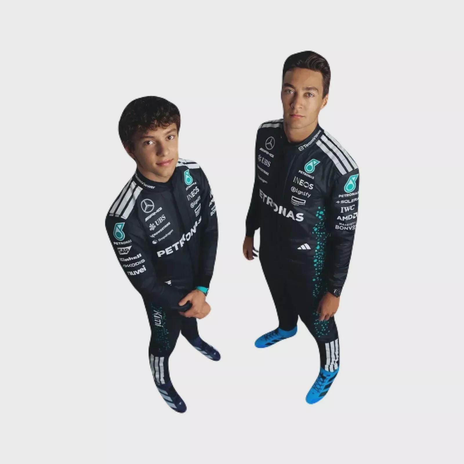 AMG F1 Mercedes 2025 Go Kart Racing Suit, Free Gift (balaclava) CIK/FIA ...