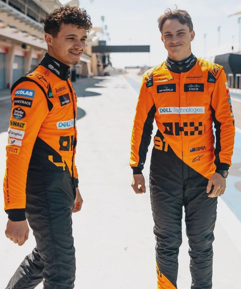 Mclaren 2024 Go Kart Racing Suit, Free Gift (balaclava) CIK/FIA Level 2 ...