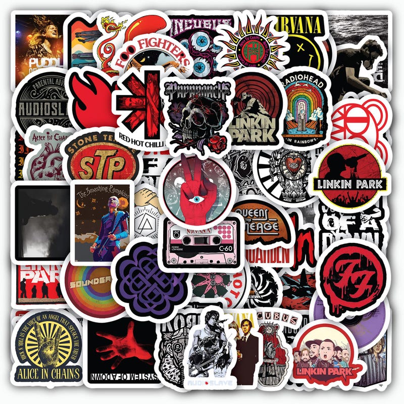 Rock Band Stickers - Etsy
