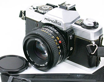 Minolta Maxxum 450si SLR FILM Camera + 28-80mm Zoom Lens~clean & Tested ...