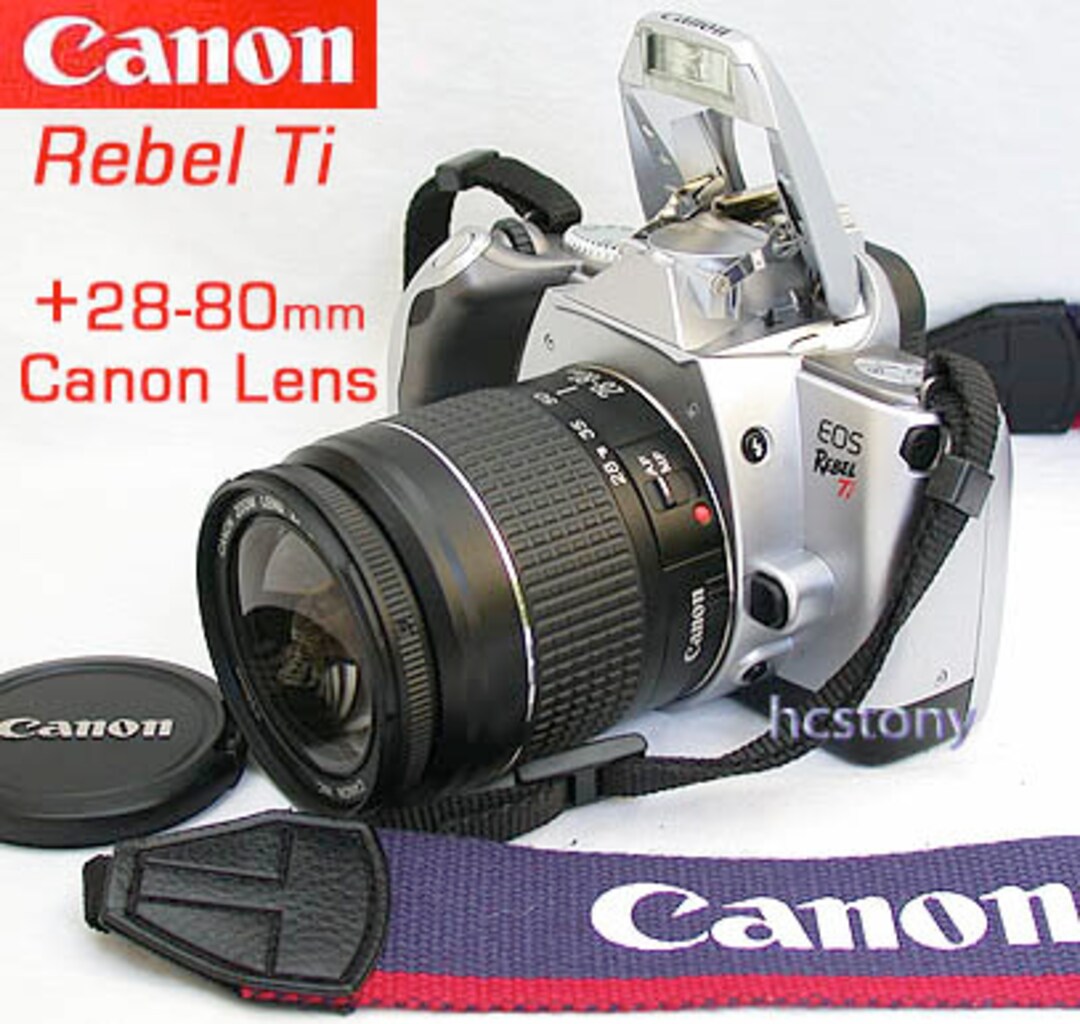 Canon EOS Rebel Ti 35mm Film SLR Camera Kit W/genuine Canon - Etsy