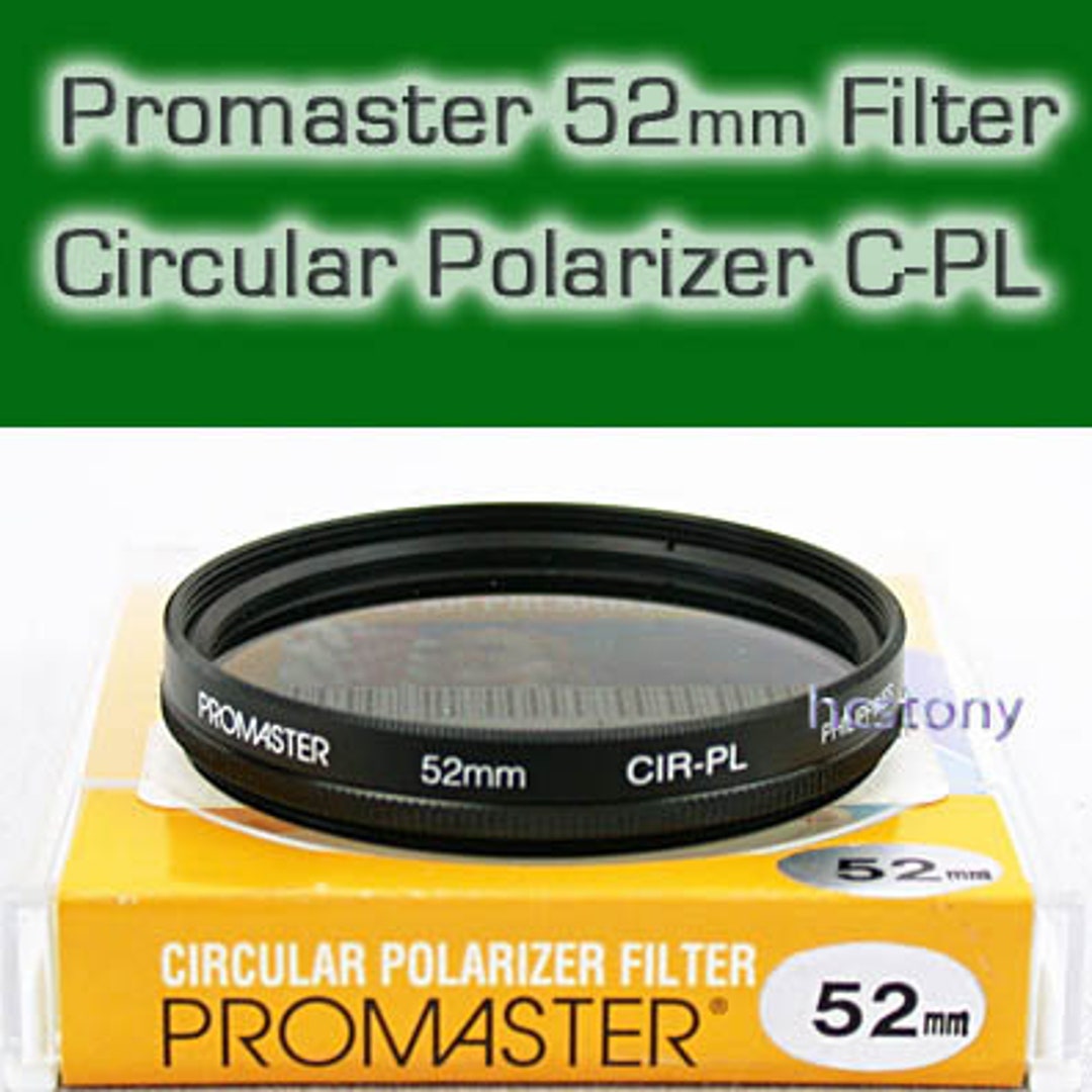 PROMASTER Spectrum 7 52mm C-PL 'circular Polarizing' Filter Great for ...