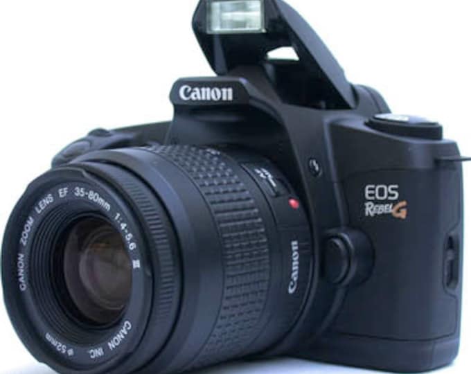 CANON EOS Rebel G Film Camera W/35-80mm Lens Reduced Cosmetic Issue ...