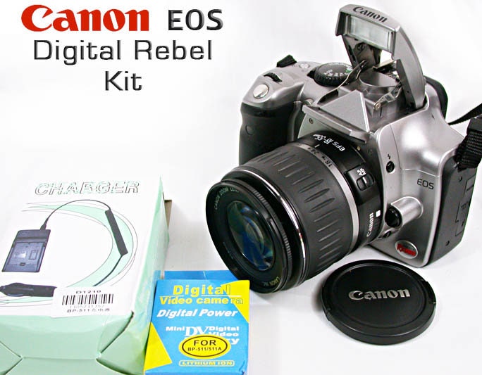 Great Deal Canon EOS Digital Rebel Camera With 18-55mm Lens - Etsy
