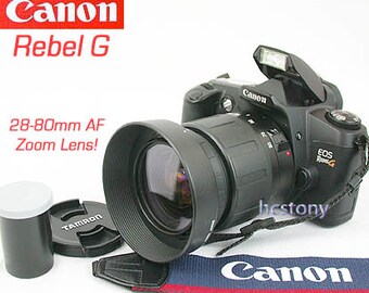 Canon EOS Rebel Ti 35mm Film SLR Camera Kit W/genuine Canon 28-80mm ...