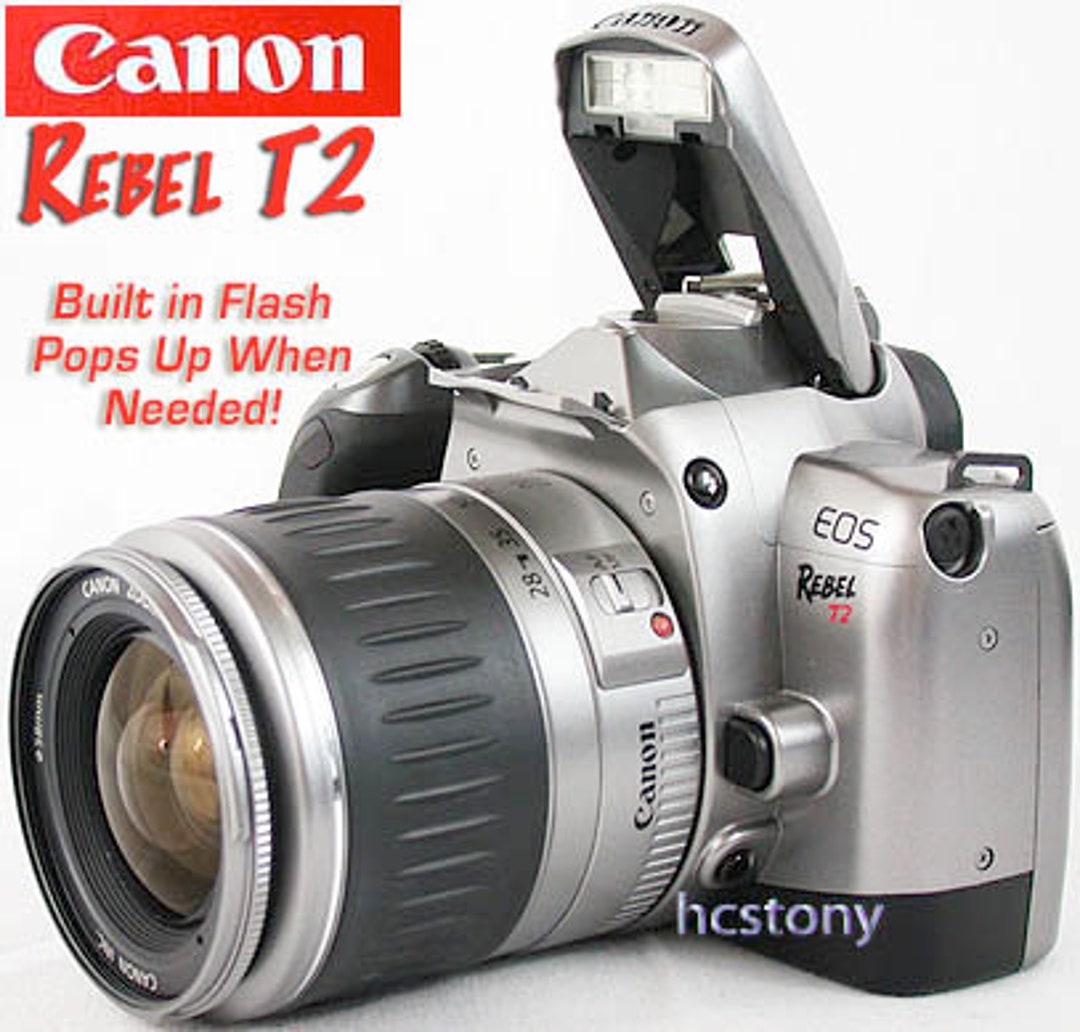 CANON EOS REBEL T2 Film Camera W/28-90mm Zoom Lens; Student to Advanced ...