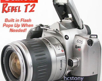 Canon EOS Rebel Ti 35mm Film SLR Camera Kit W/genuine Canon 28-80mm ...