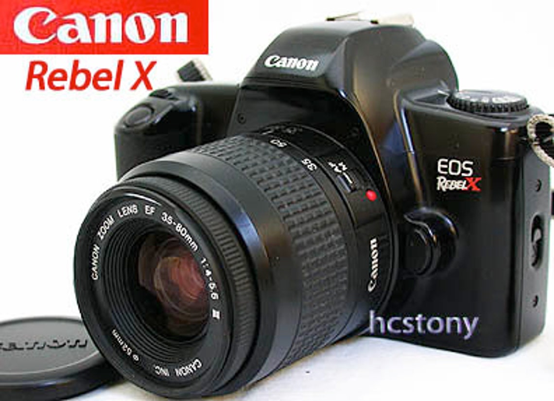 Canon Eos Rebel X 35mm FILM Camera With EF 35-80mm F/4-5.6 - Etsy