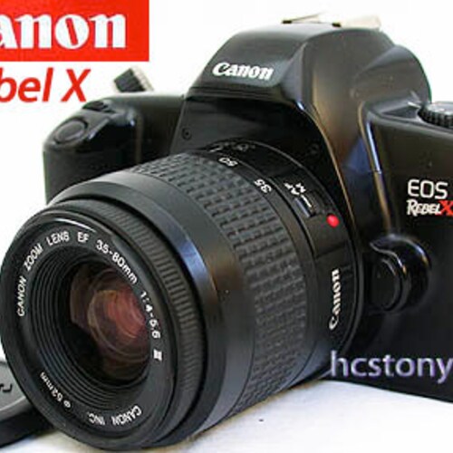 Canon Eos Rebel XS Film 35mm Camera With EF 35-80mm F/4-5.6 - Etsy