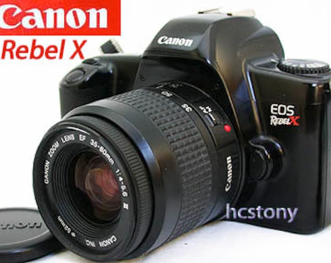 Canon Eos Rebel X 35mm FILM Camera With EF 35-80mm F/4-5.6 III Lens ...