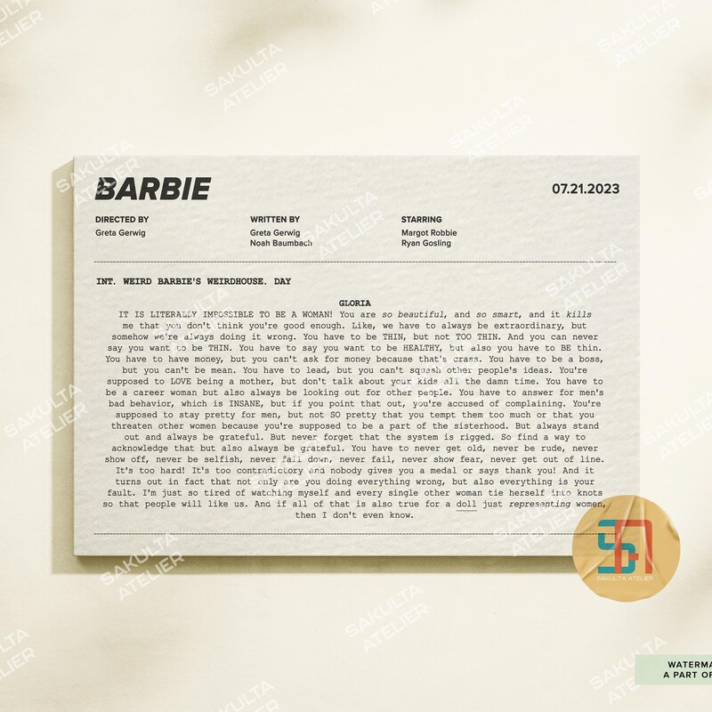 Monologue Scripts - Etsy