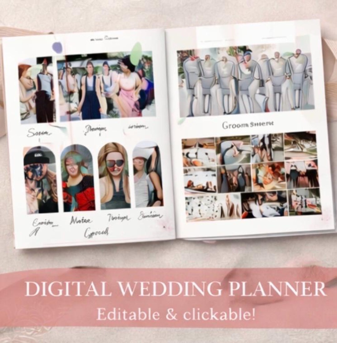 Editable Wedding Planner Template | Digital & Printable Organizer (PDF ...