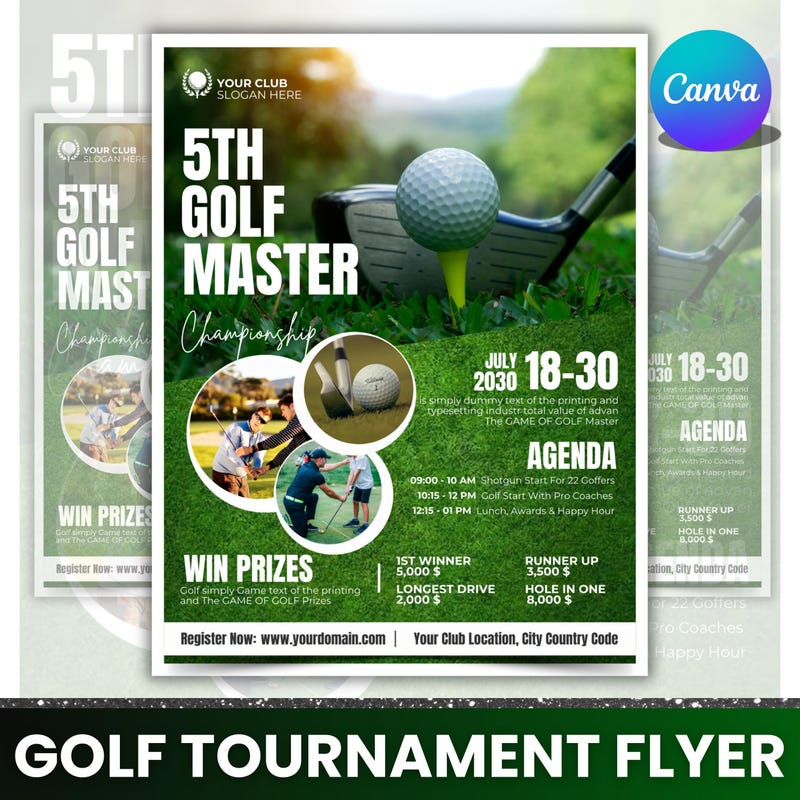 Advertisement in Golf - Etsy