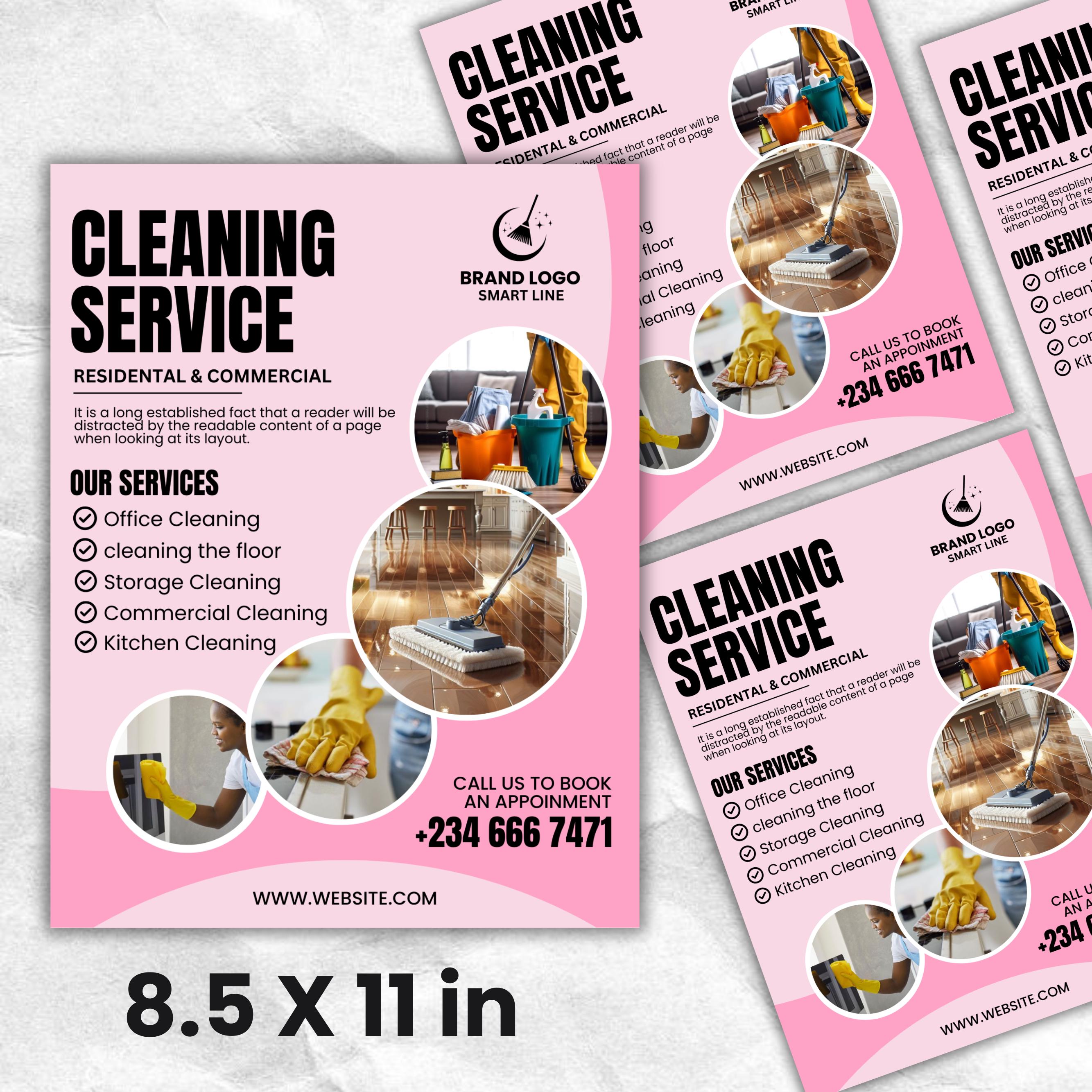 Cleaning Services Flyer, House Cleaning, Office Cleaning, Housekeeping ...