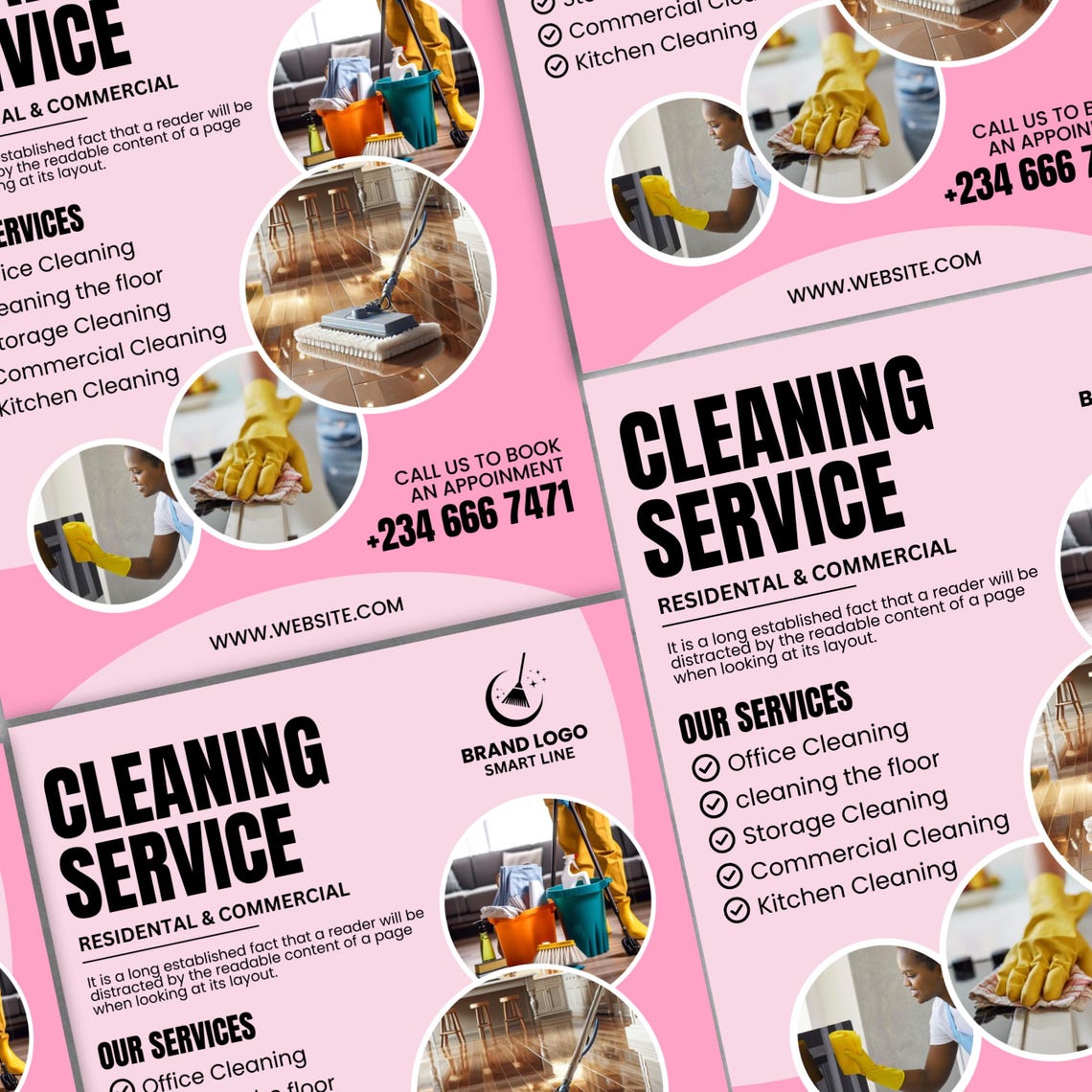 Cleaning Services Flyer, House Cleaning, Office Cleaning, Housekeeping ...
