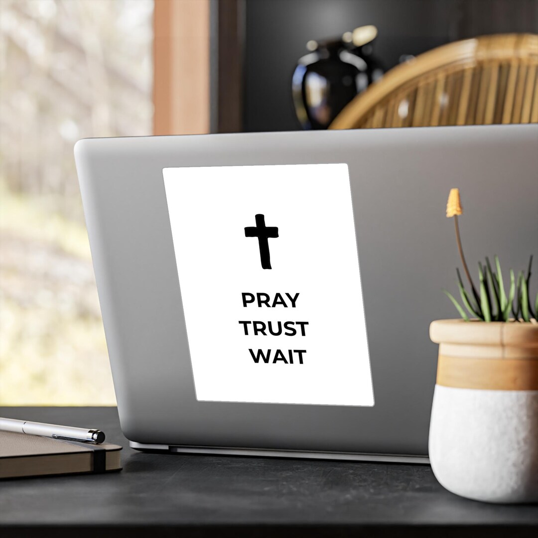 Christian Vinyl Sticker | Faith Based Religious Decal for Laptops ...
