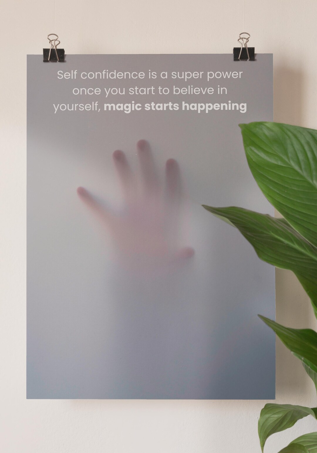 Believe in Yourself – Empowering Wall Art for Confidence & Self-belief ...