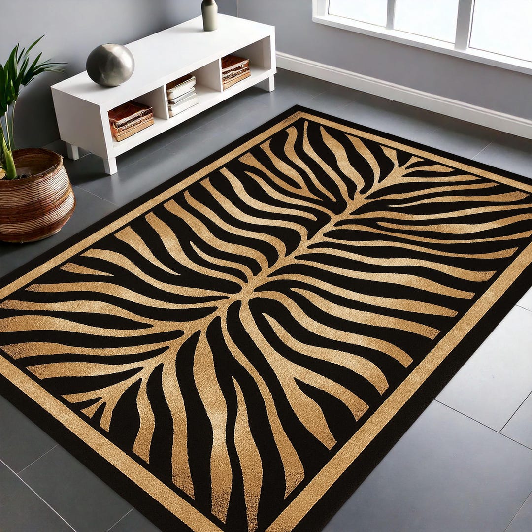 Zebra Rug, Zebra Pattern Rug, Abstract Rug, Modern Rugs, Luxury Rug ...