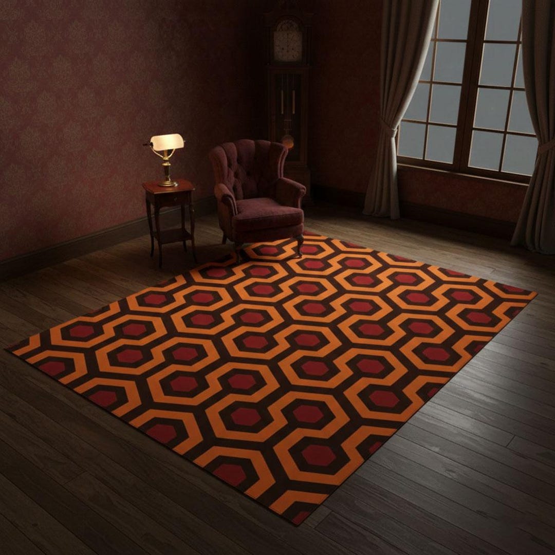 Overlook Hotel Carpet Area Rug, the Shining Inspired, Halloween Decor ...