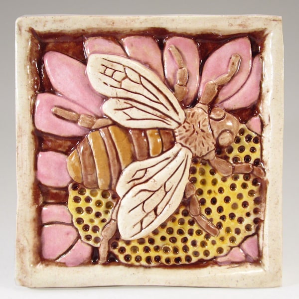 Bee Tile - Etsy